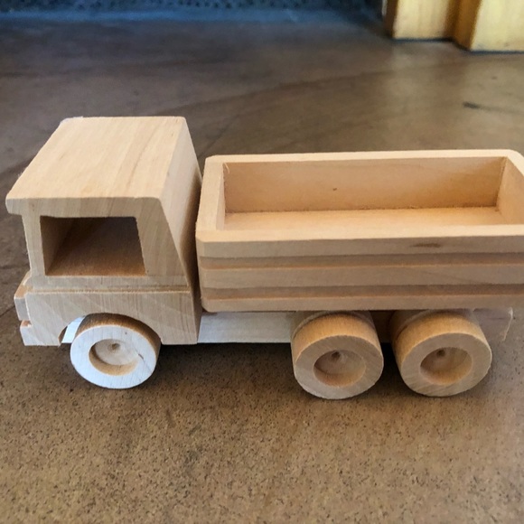 Hand made | Toys | Crate And Barrel Nwot Wooden Vintage Set Of Natural ...